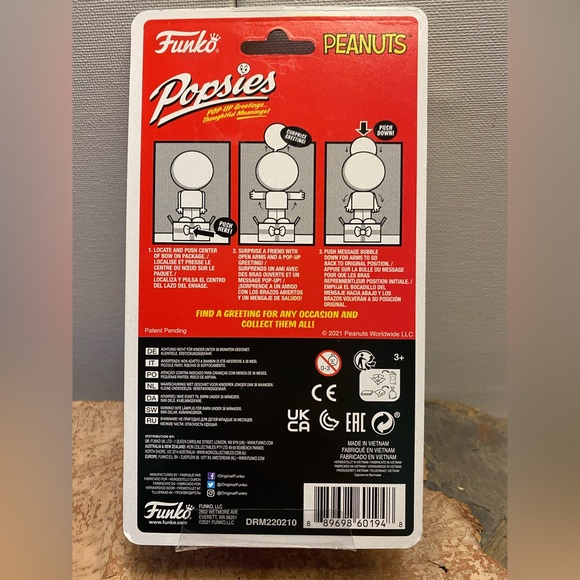 Funko | Toys | Funko Popsies Peanuts Snoopy Popup Message Toy | Poshmark